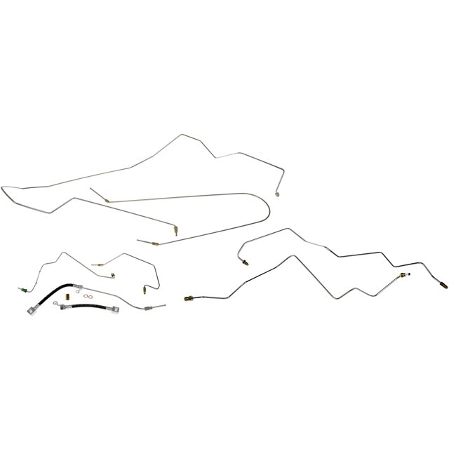 Dorman 919-059 Stainless Steel Preformed Brake Line for Specific Dodge ...