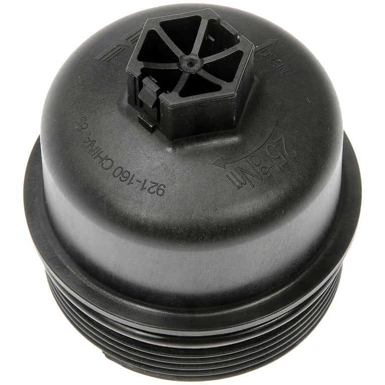 Dorman 921 160 Engine Oil Filter Cover for Specific Dodge Fiat Jeep Models Black Fits select 2012 2019 FIAT 500 2013 2016 DODGE DART