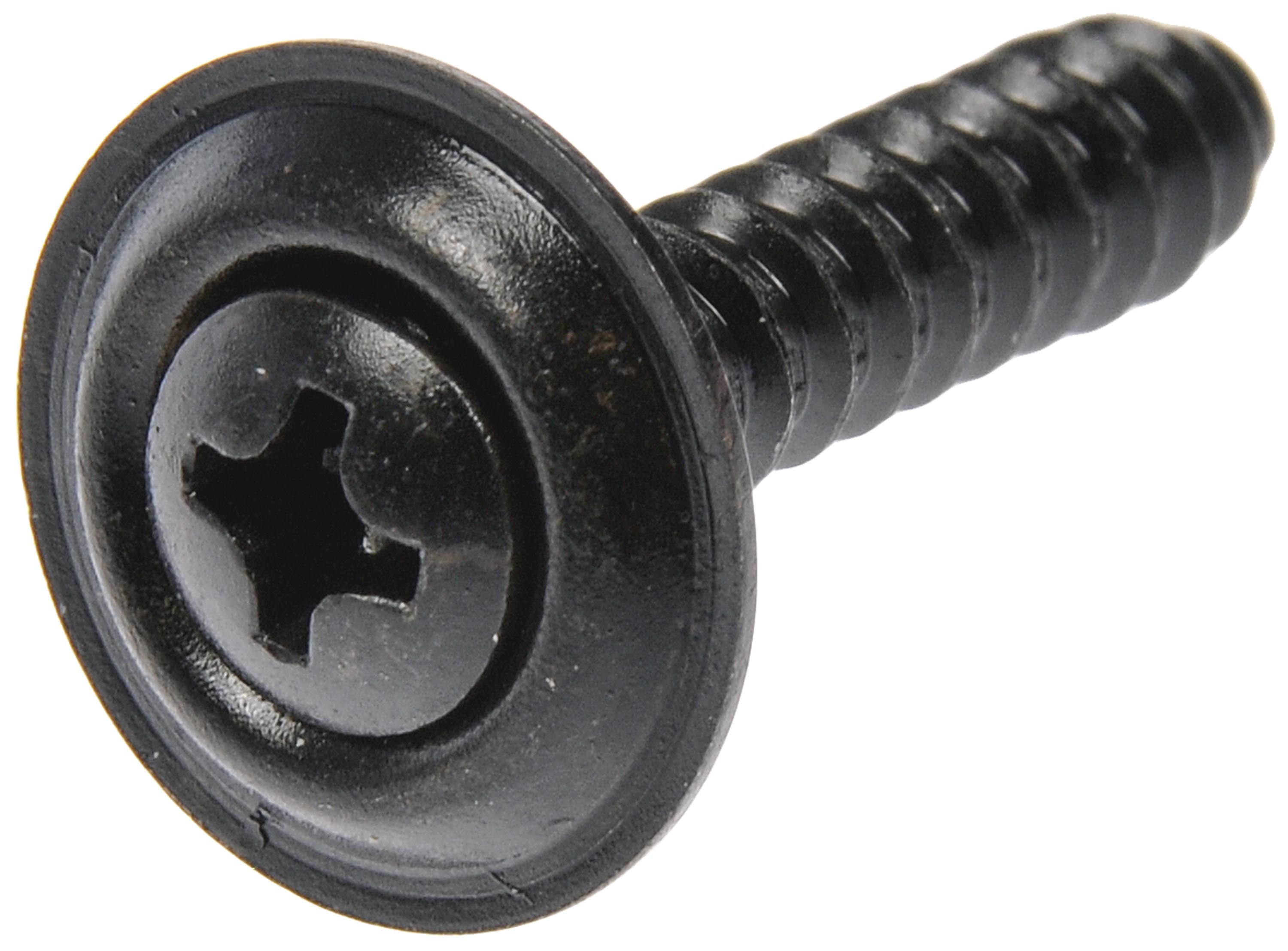 Dorman 961-201D Trim Screw - Black - No.10-16 X 1 In. (Pack of 5 ...