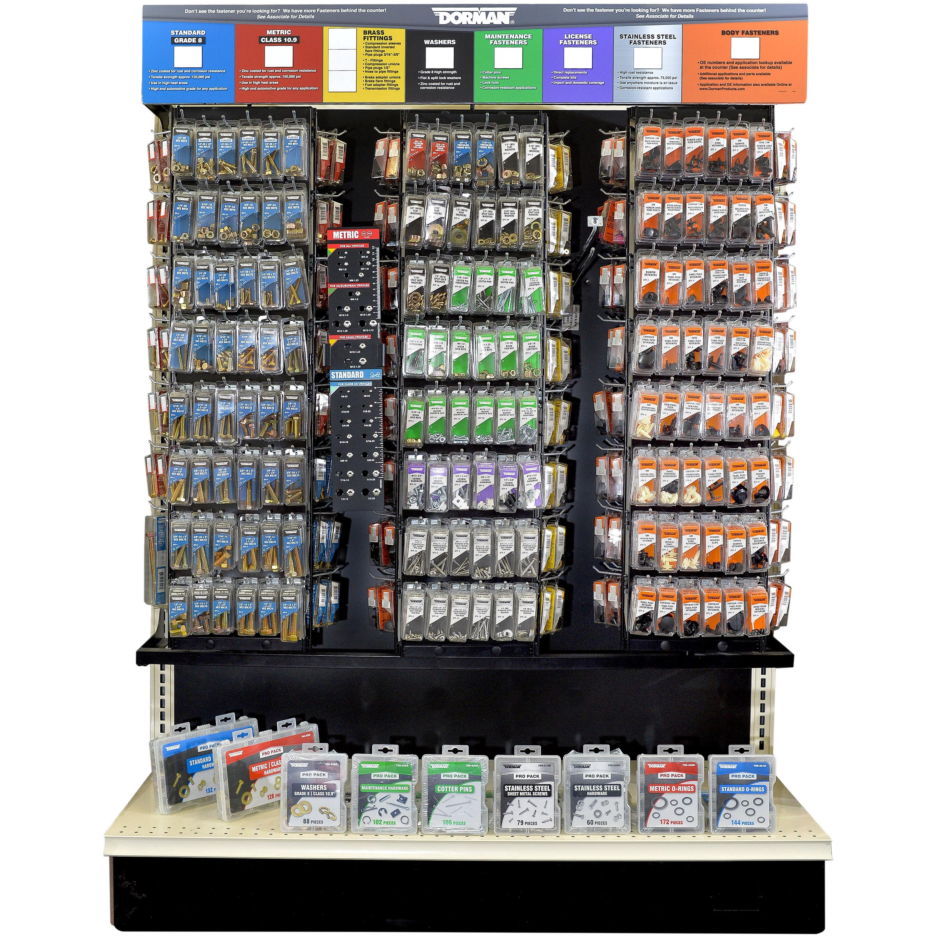 Dorman DOR110591 Fastener Spinner Assortment With 438 SKU's Including ...