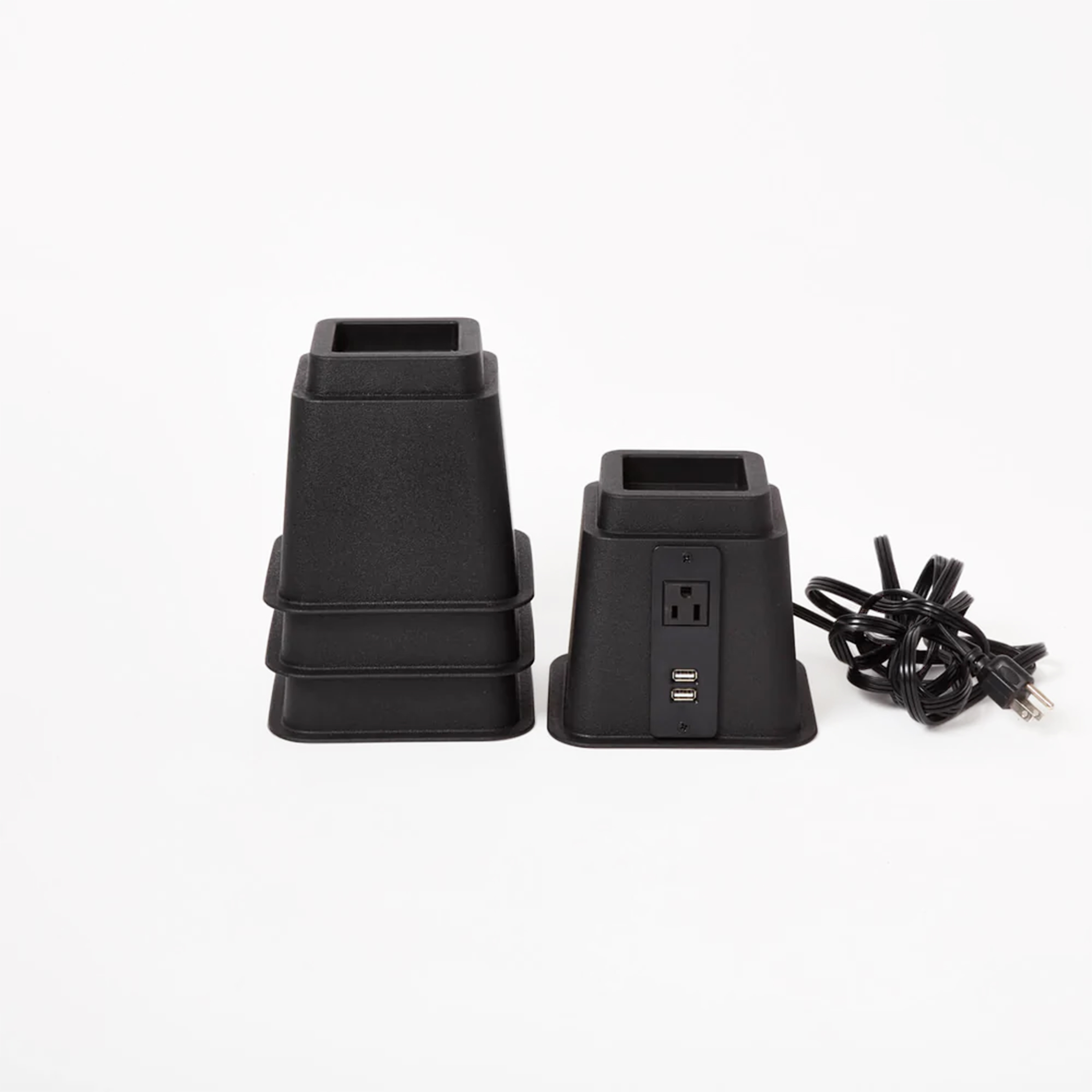 Dormify's Charging Bed Risers, Sturdy & Lightweight for College Dorm in ...