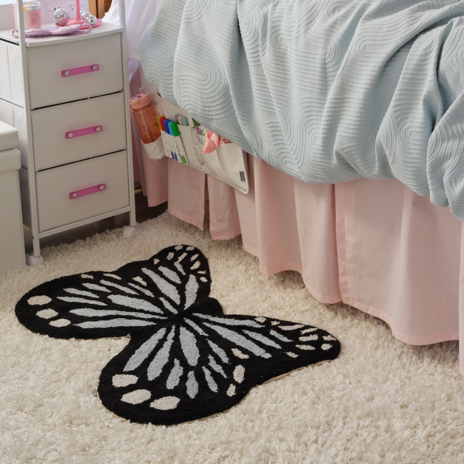 Dormify Butterfly Shaped Blue Area Rug, 2.62’ x 3.28’ - Walmart.com