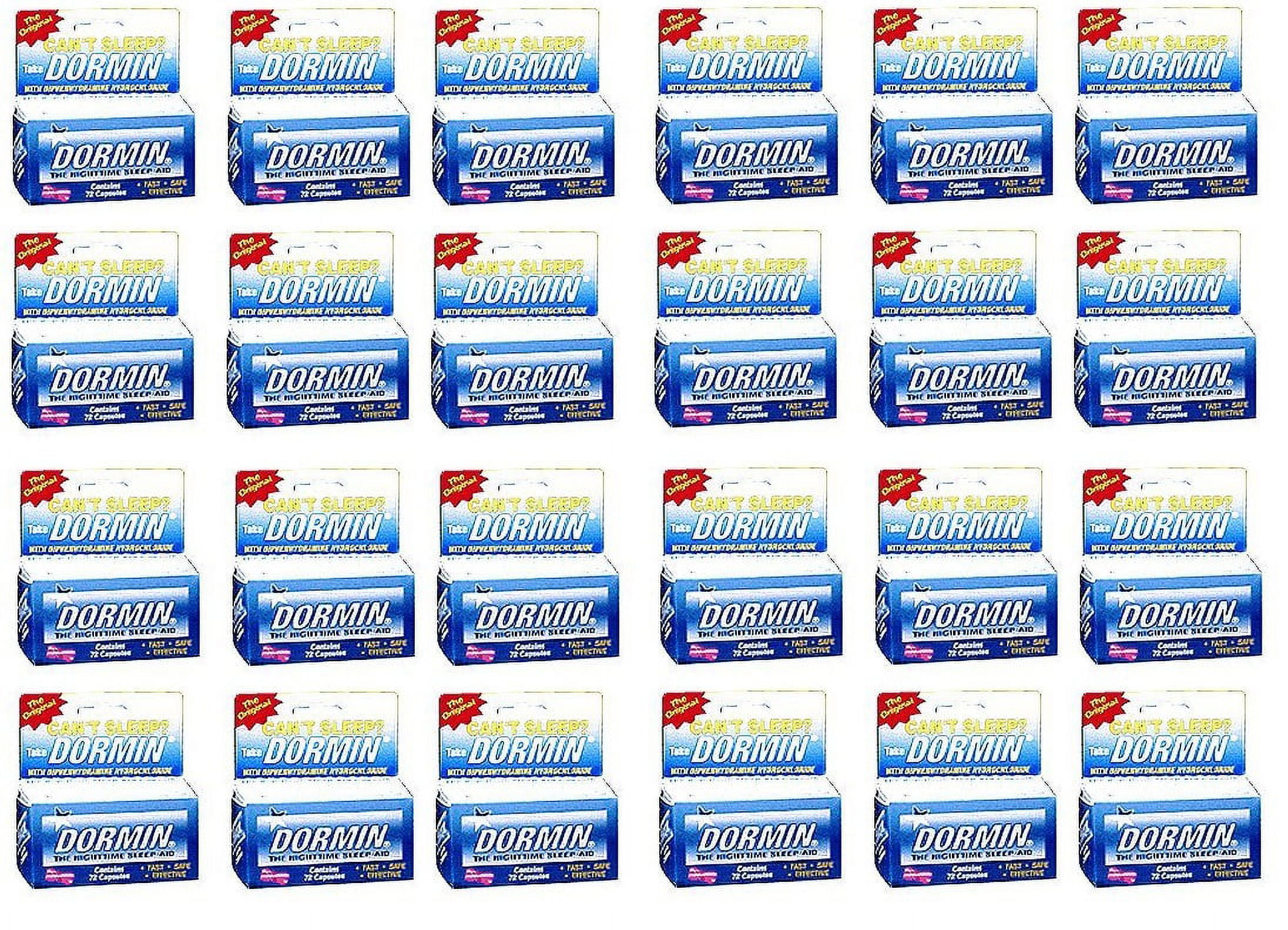 Dormin The Night Time Sleep Aid 72 caps (Pack of 24) + Beyond BodiHeat ...