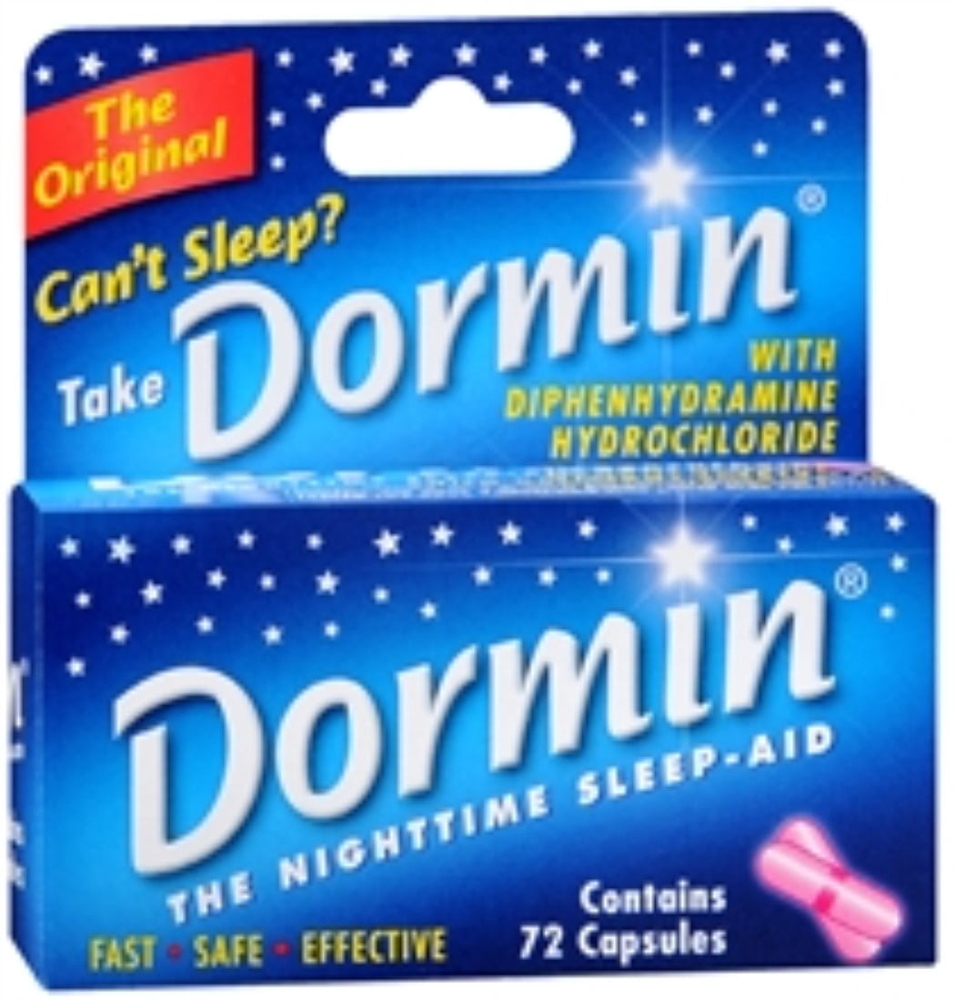 Dormin Nighttime Sleep Aid, Fast Dissolving, 72ct, 2-Pack, OTC ...