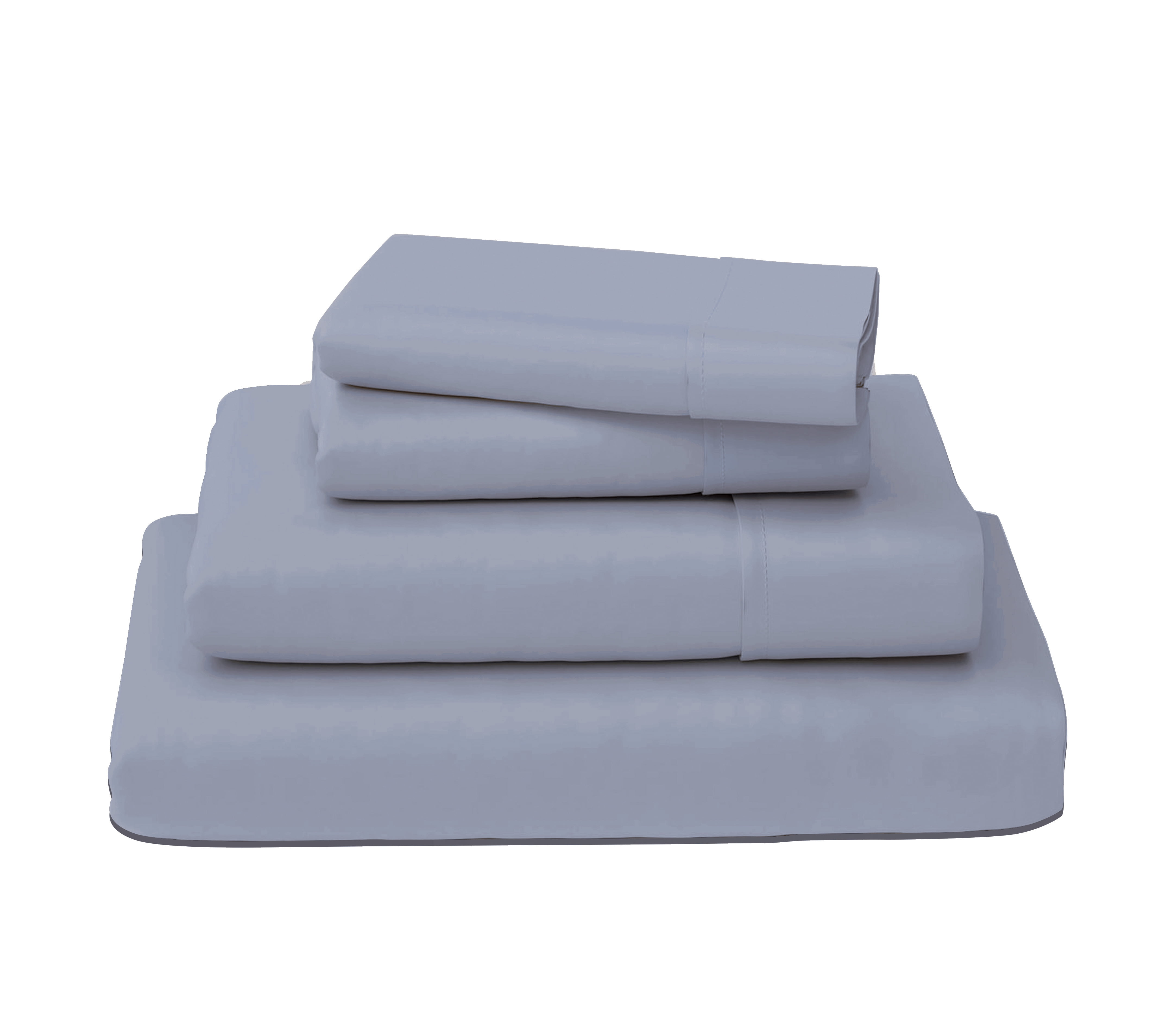 Dormir Fine Linen 100% Cotton King Sheets Set, 400 Thread Count Sateen, 4 Piece Sheets Set ...