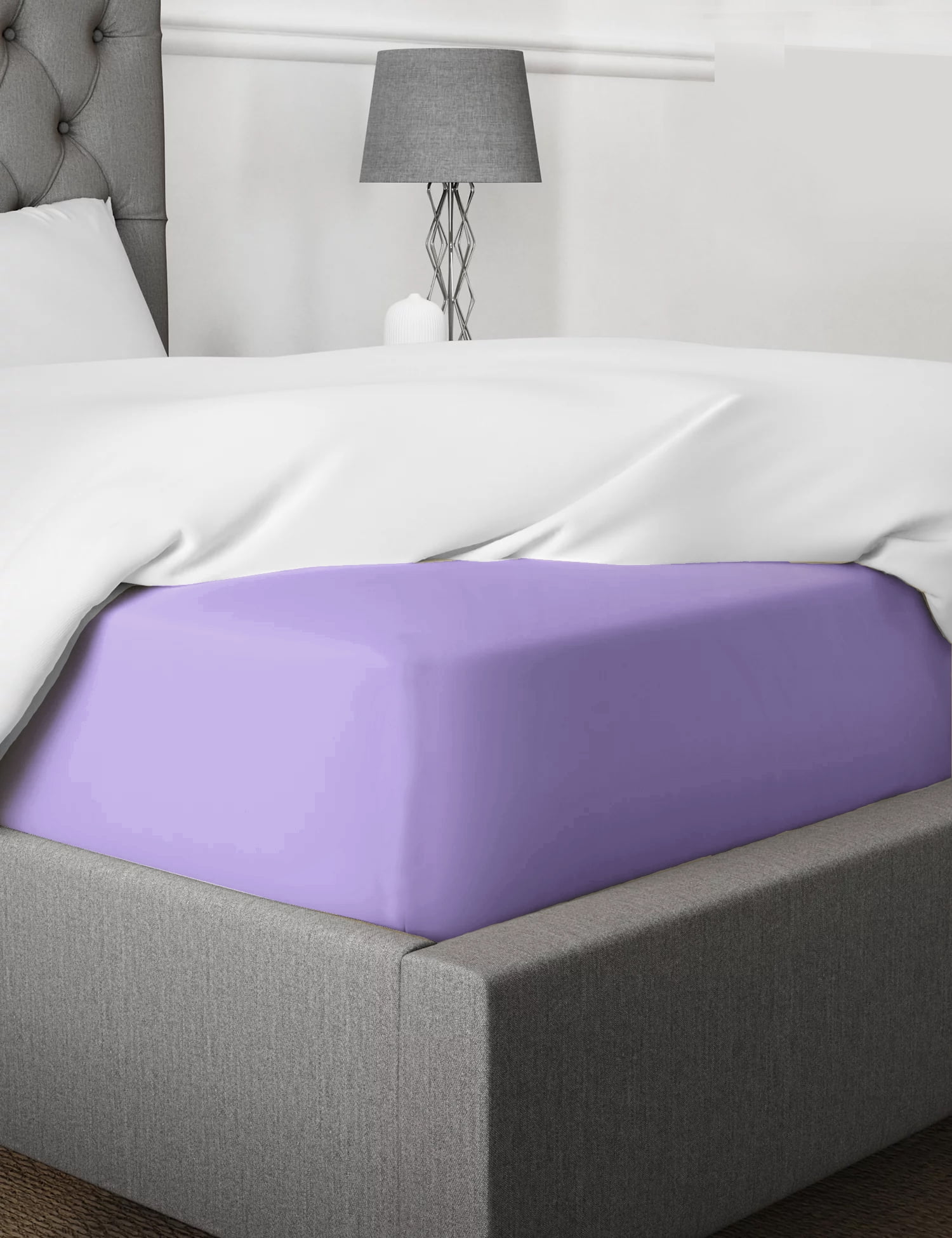 Dormir Fine Linen Fitted Sheet Only, 100% Cotton 400 Thread Count, Deep ...