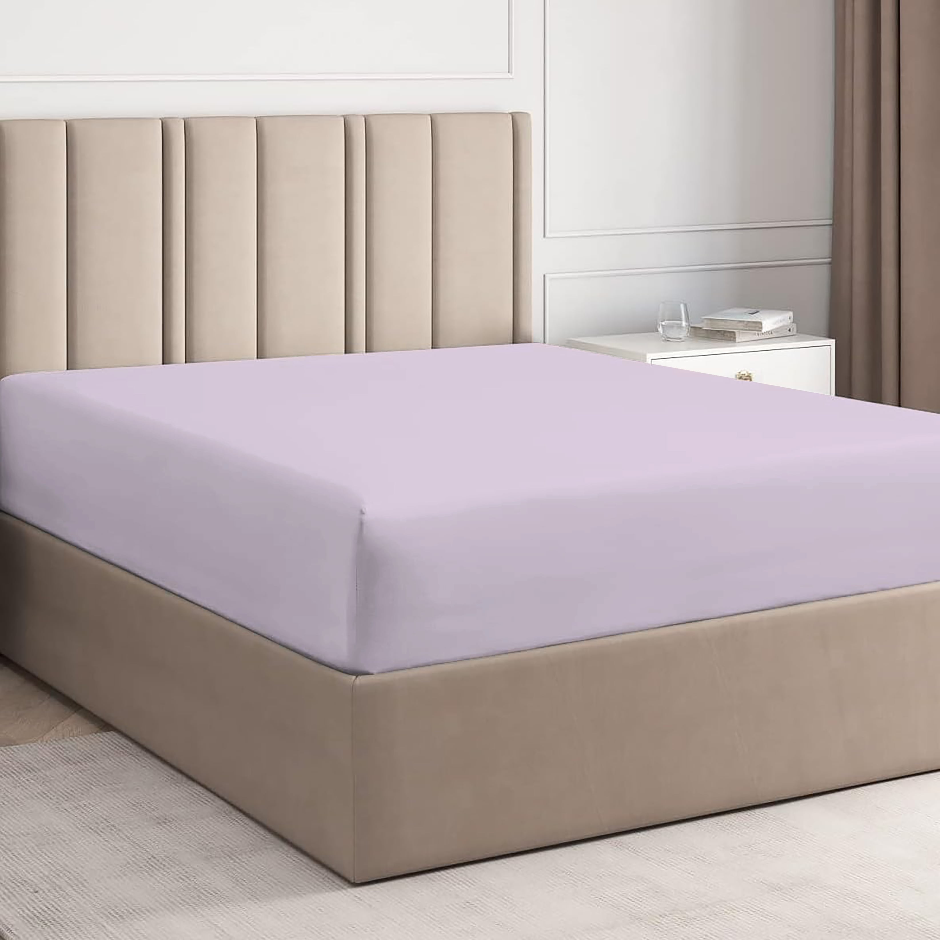 Dormir Fine Linen Fitted Sheet Only, 100% Cotton 400 Thread Count, Deep ...