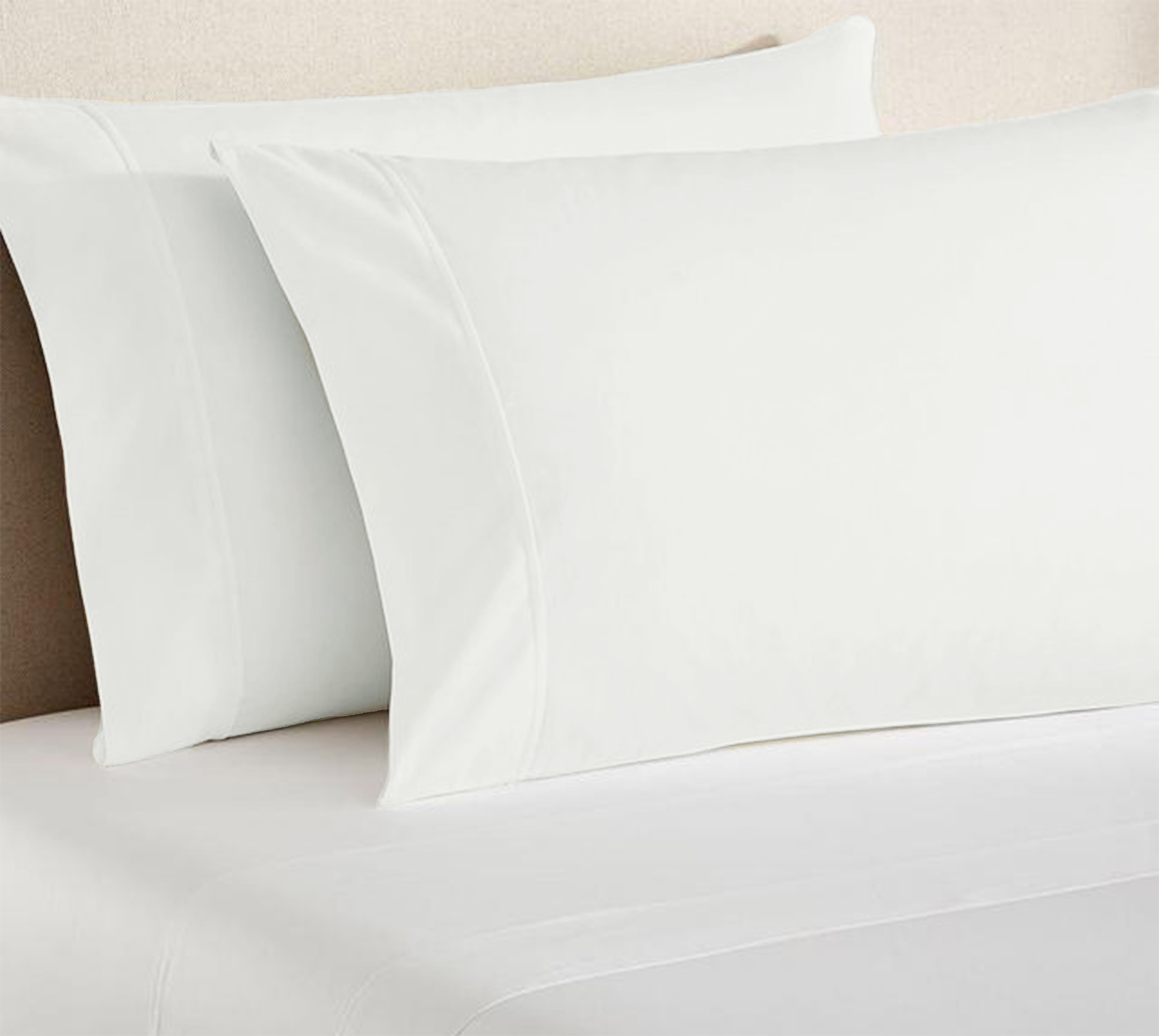 Dormir 100% Cotton Standard Size Pillow Cases, Set of 2, 400 Thread ...