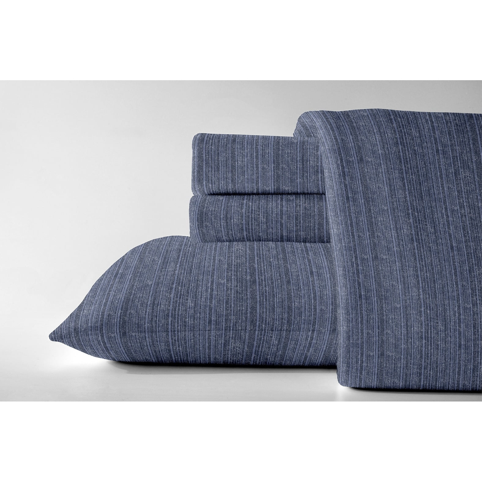 Dormisette Luxury German Flannel 6-ounce Bed Sheet Set King - Heather ...