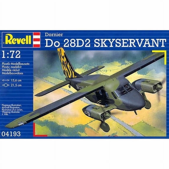 Dornier Do-28D2 Skyservant 1/72 Scale Plastic Model Kit Revell ...