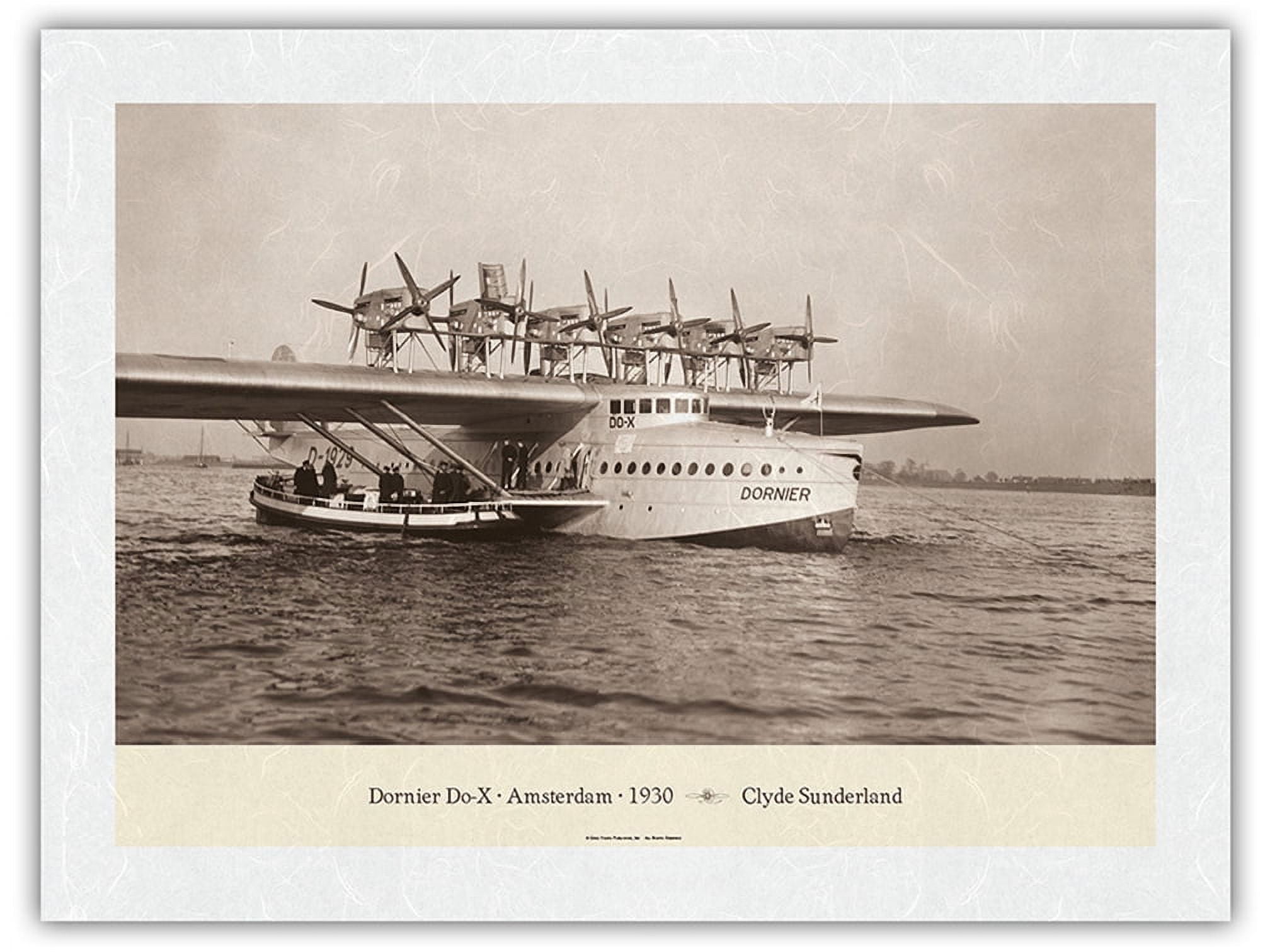 Dornier Do-X - Amsterdam 1930 - German Long-Range Flying Boat Airliner ...