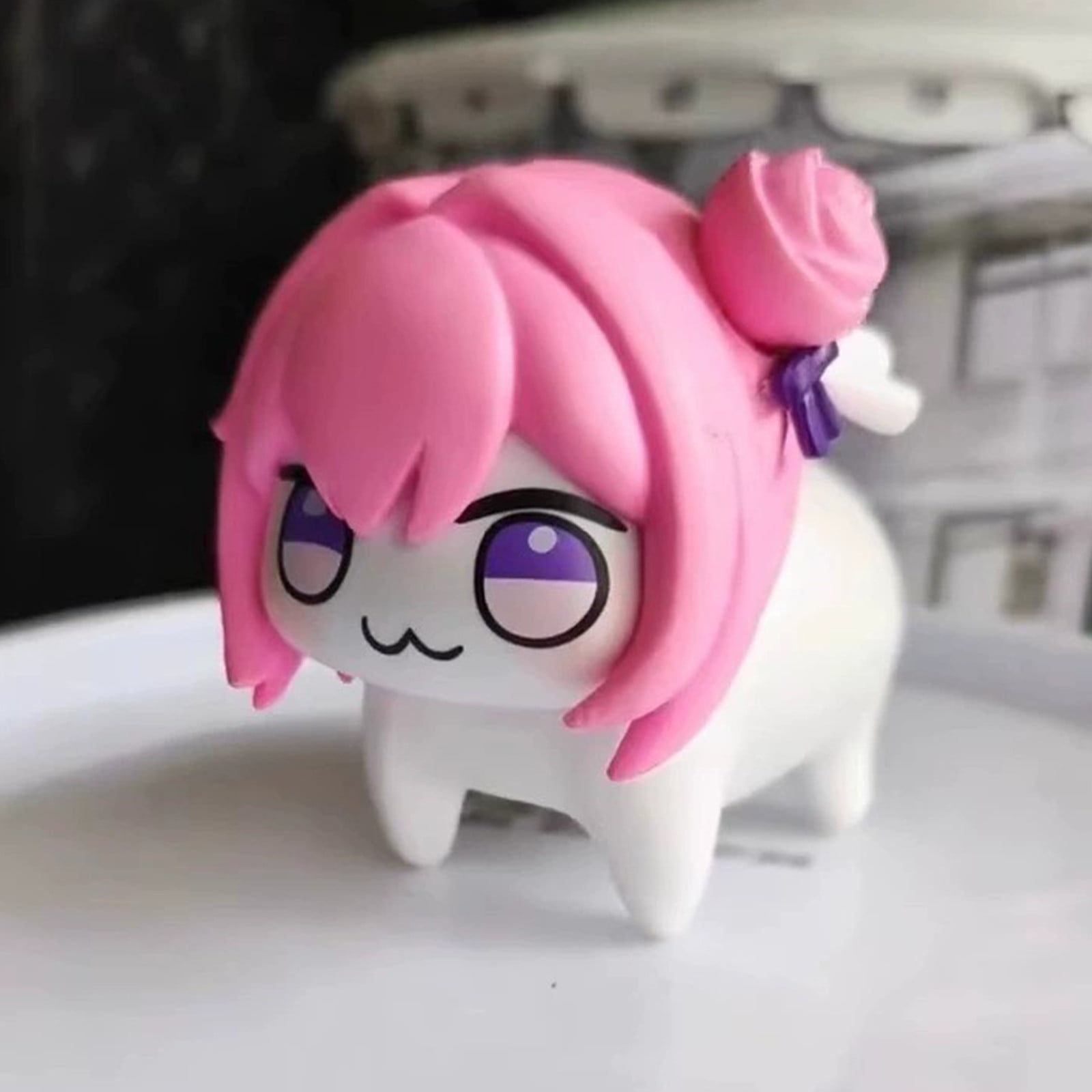 Doro Figurine Cute Pink Head Action Figures Don't Forget Me 2.75 In ...