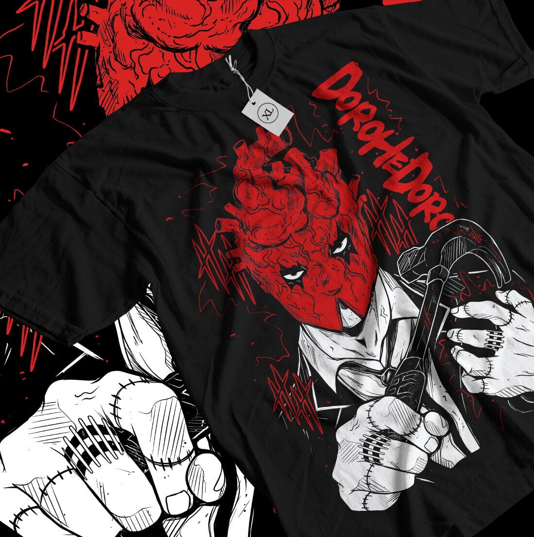 Dorohedoro Shin T-Shirt Ebisu Noi Kaiman Nikaido Horror Gift Shirt All ...