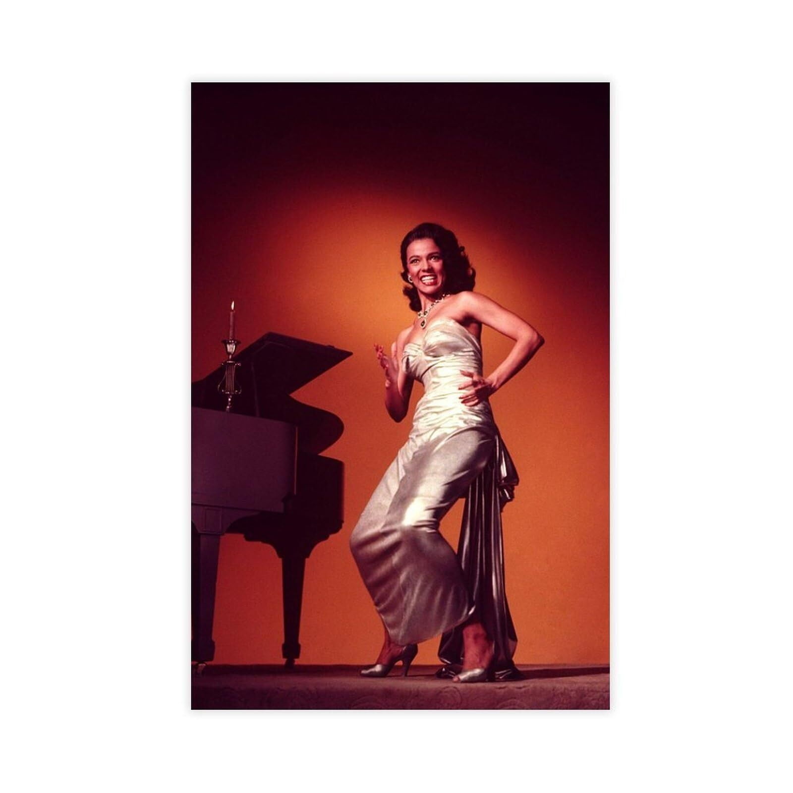 Dorothy Dandridge on Stage, Star Poster Canvas Decoration Posters ...
