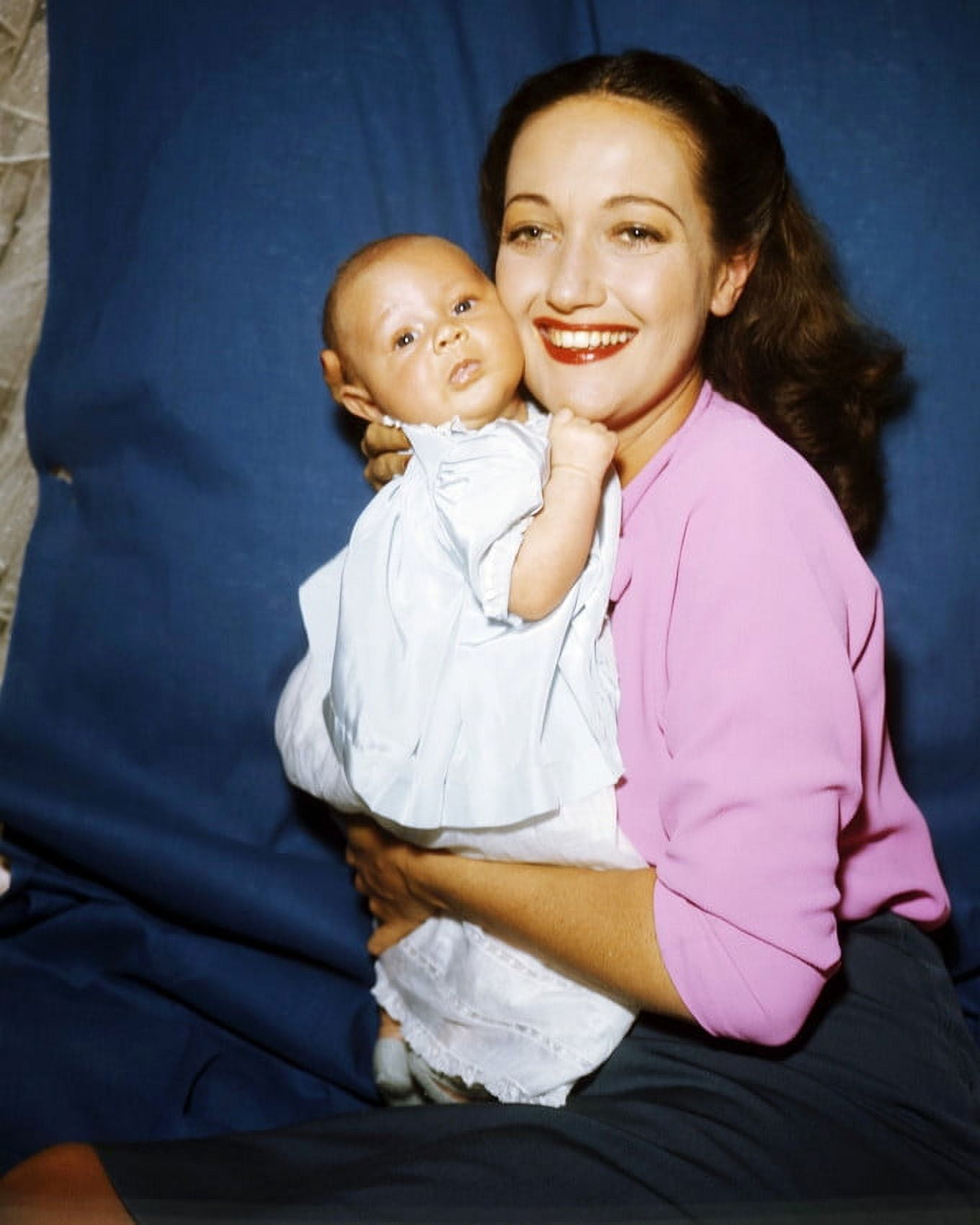 Dorothy Lamour 24X36 Classic Hollywood Poster Candid With Her Baby ...
