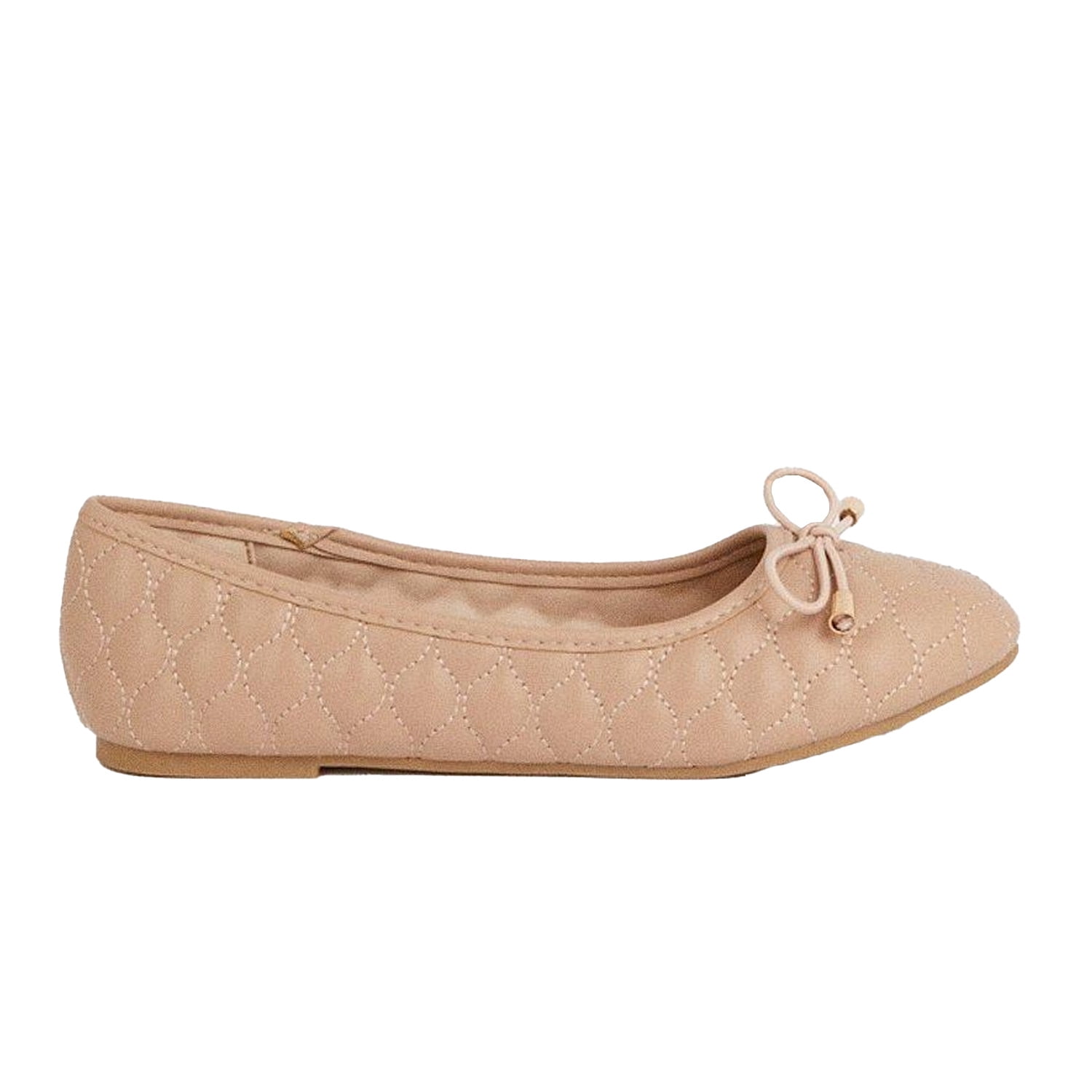 Dorothy Perkins Womens Priya Quilted Wide Ballerina Flats - Walmart.com