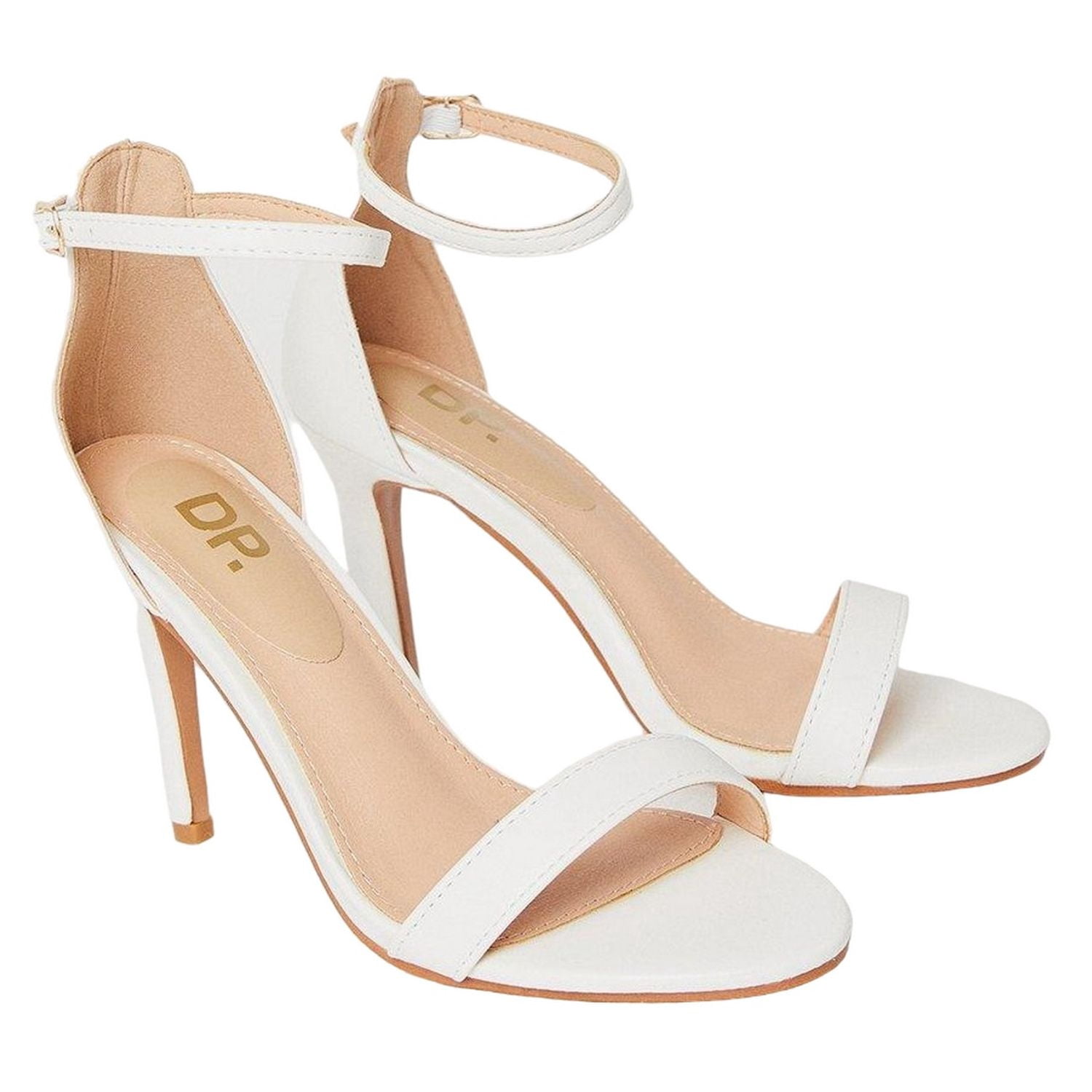 Dorothy Perkins Womens Tyla Wide Stiletto Heel Sandals - Walmart.com