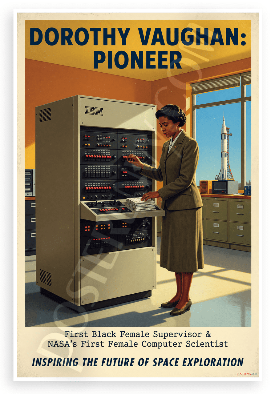 Dorothy Vaughan NASA Pioneer First Black Female Supervisor Computer ...