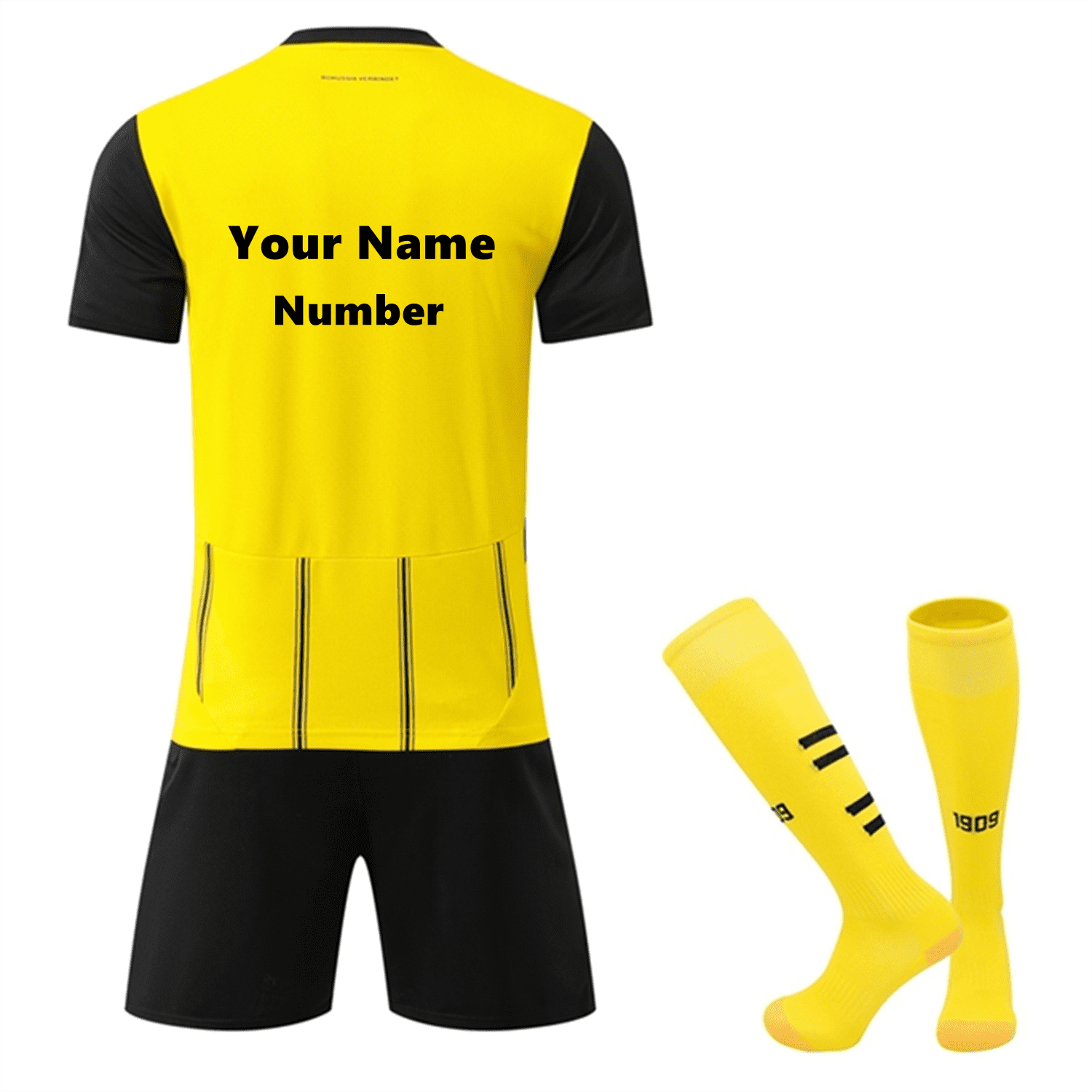 Dortmund 24/25 Customized Soccer Jersey Kit - Walmart.com
