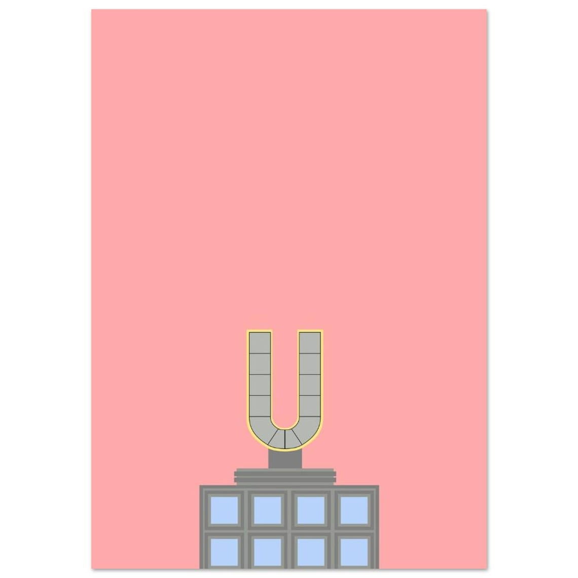 Dortmunder U Poster - Art, Minimal, Modern, Travel, City, Home ...