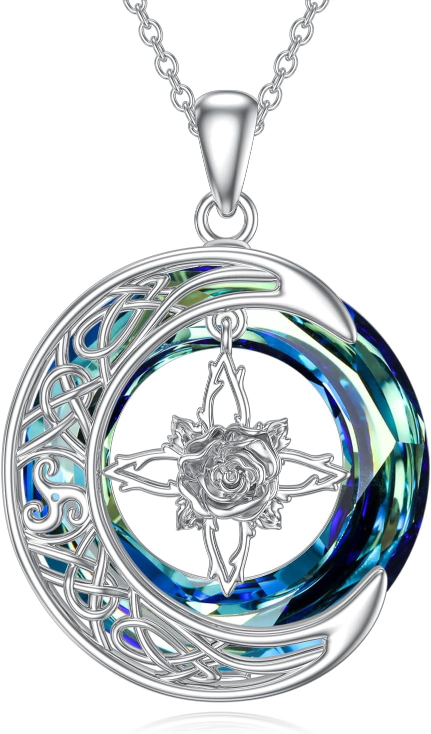 Dorunmo Witches Knot Necklace Sterling Silver Witches Knot Pendant ...
