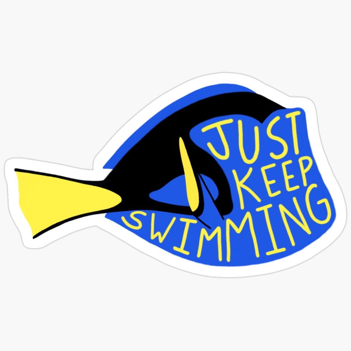 Dory Quote Sticker. Gift For You - Decorate Laptops, Water Bottles, And ...