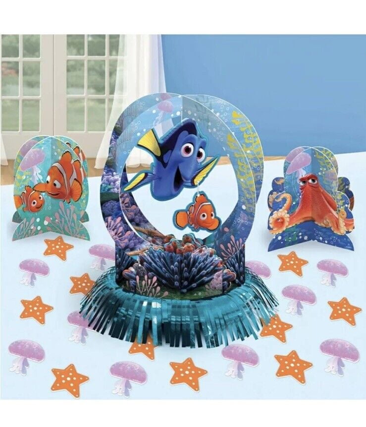 Dory & Nemo - 3 Table Centerpieces + 20 Confetti Kids Birthday ...