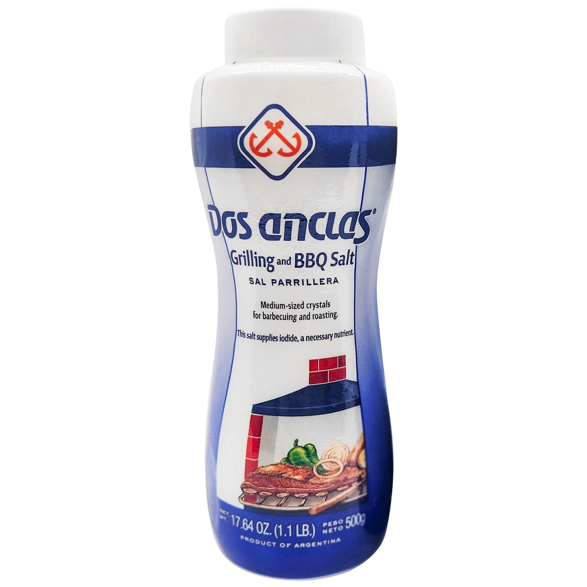Dos Anclas Sal Parrillera, SAF21 Rock Salt for Grilling and BBQ ...
