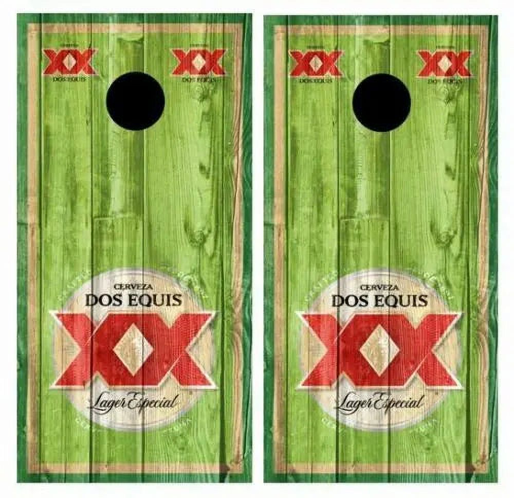 Dos Equis Barnwood Cornhole Wood Board Skin Wraps - Walmart.com