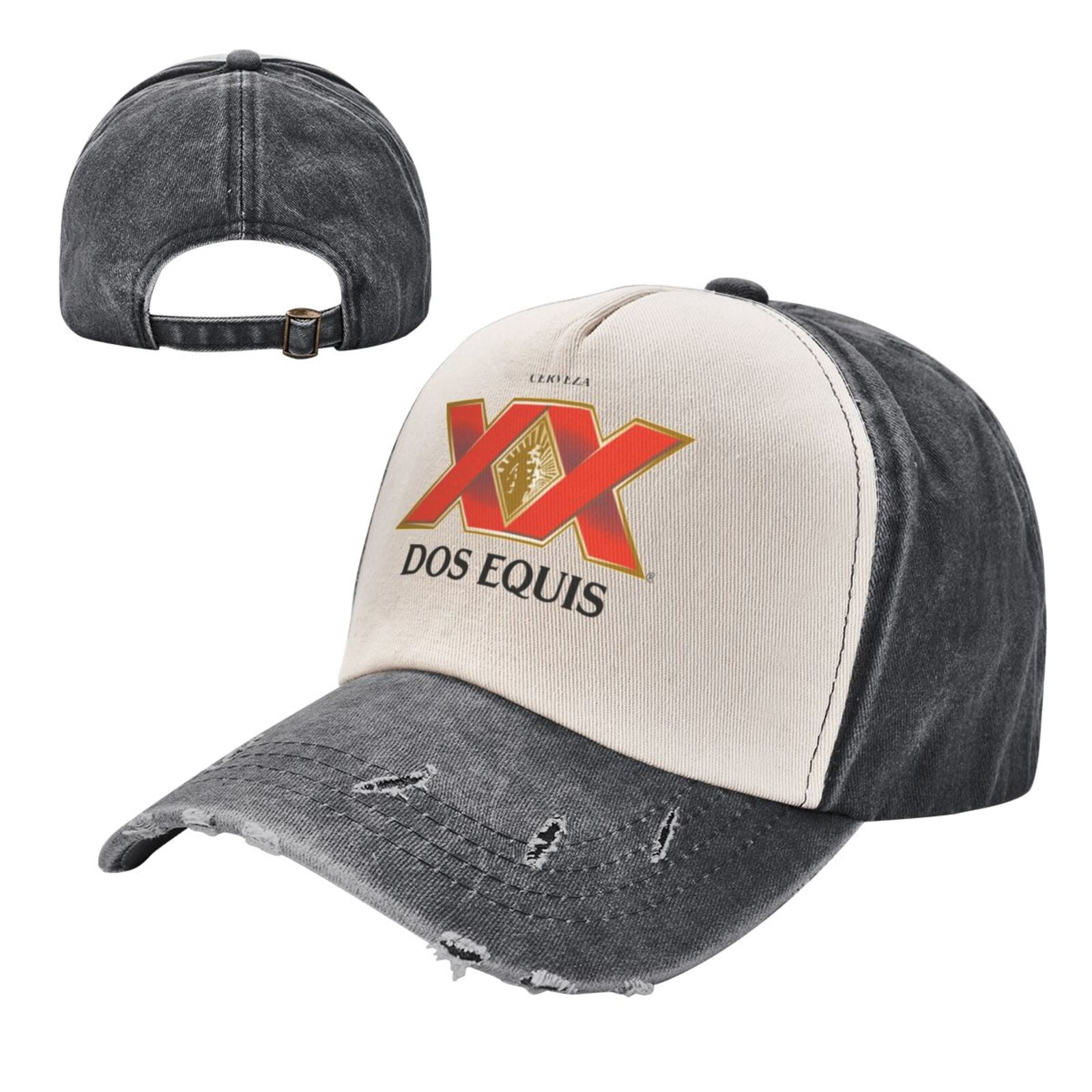 Dos Equis Baseball Cap, Vintage Cotton Cap For Men Women, Unisex Retro ...