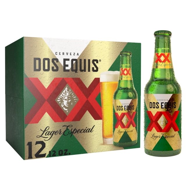Dos Equis Mexican Lager Beer, 12 Pack, 12 fl oz Bottles - Walmart.com