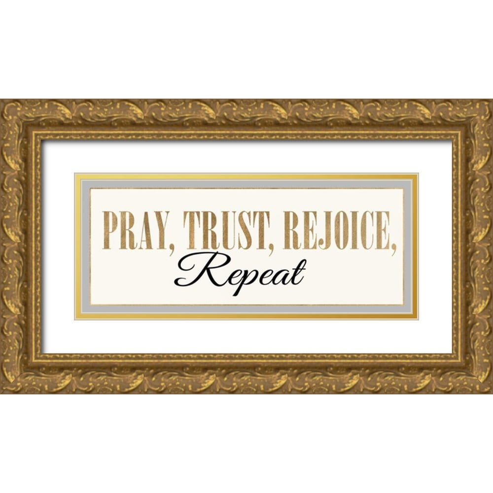 Dos Santos, Bella 18x10 Gold Ornate Wood Framed with Double Matting ...