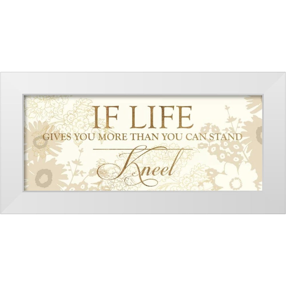 Dos Santos, Bella 24x12 White Modern Wood Framed Museum Art Print ...