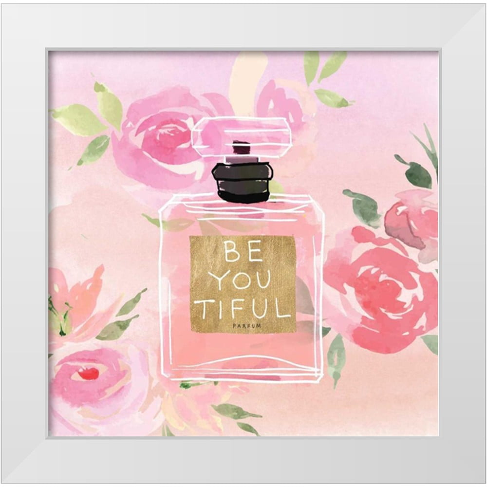 Dos Santos, Bella 26x26 White Modern Wood Framed Museum Art Print ...