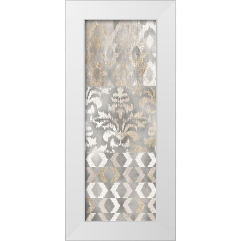 Dos Santos, Bella 9x18 White Modern Wood Framed Museum Art Print Titled ...