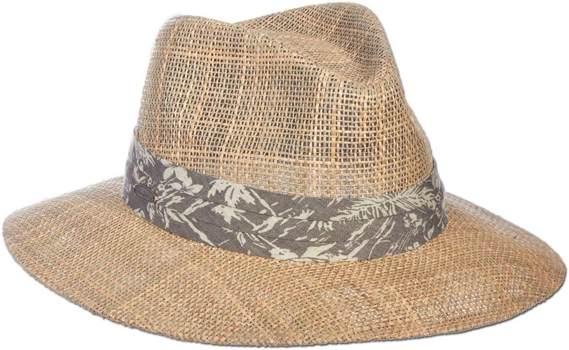 Dos Sombras Matte Seagrass Straw Safari Sun Hat with 3-Pleat Ribbon ...