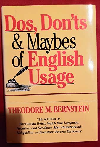 Pre-Owned Dos, don'ts & maybes of English usage Paperback - Walmart.com
