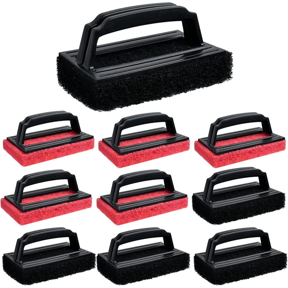 Dosaele 10 Pcs Screen Printing Scrub Pad with Handle, Chemical ...