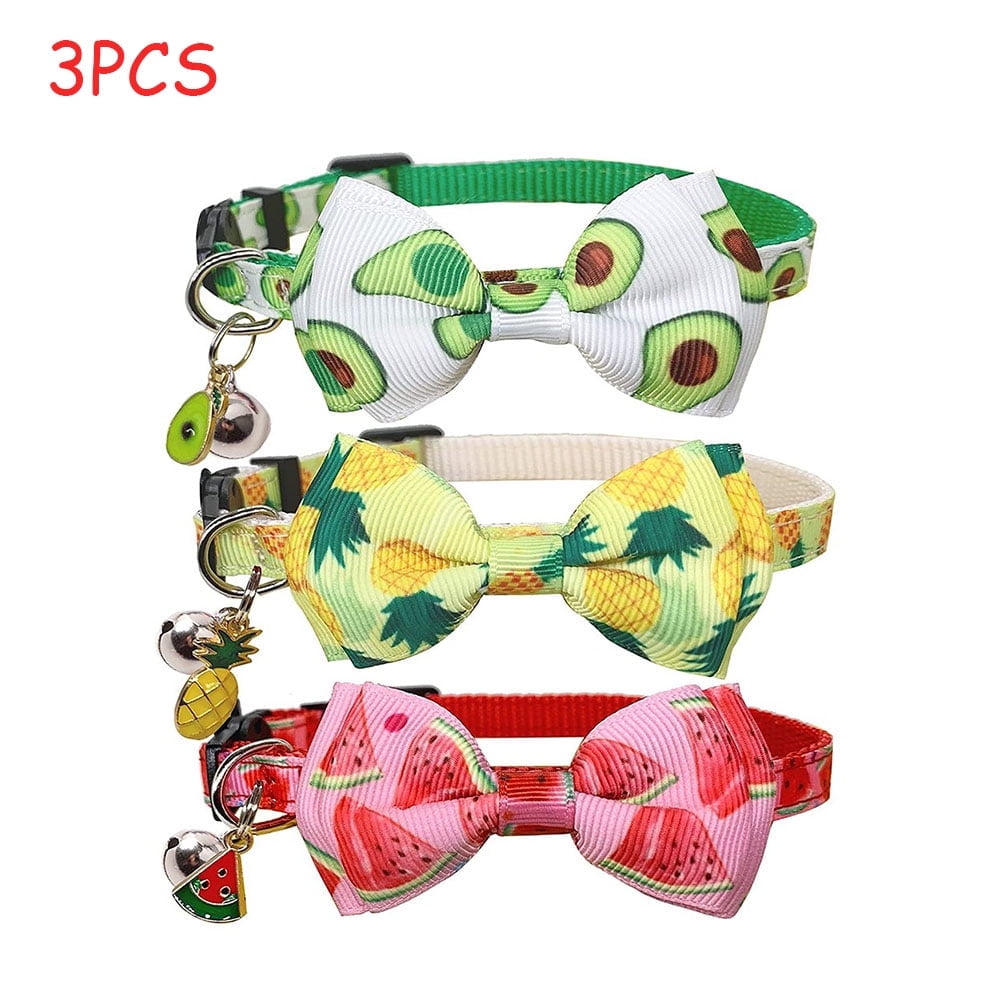 Dosaele 3 Pcs Breakaway Cat Collars,Reflective Safety Kitten Collar ...