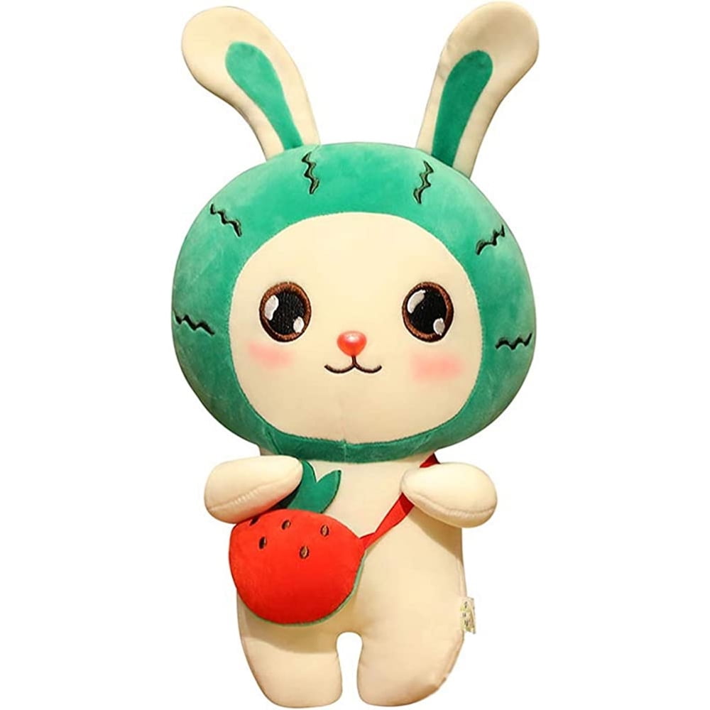 Dosaele Cute Fruit Rabbit Doll Strawberry Rabbit Doll Soft Pillow ...