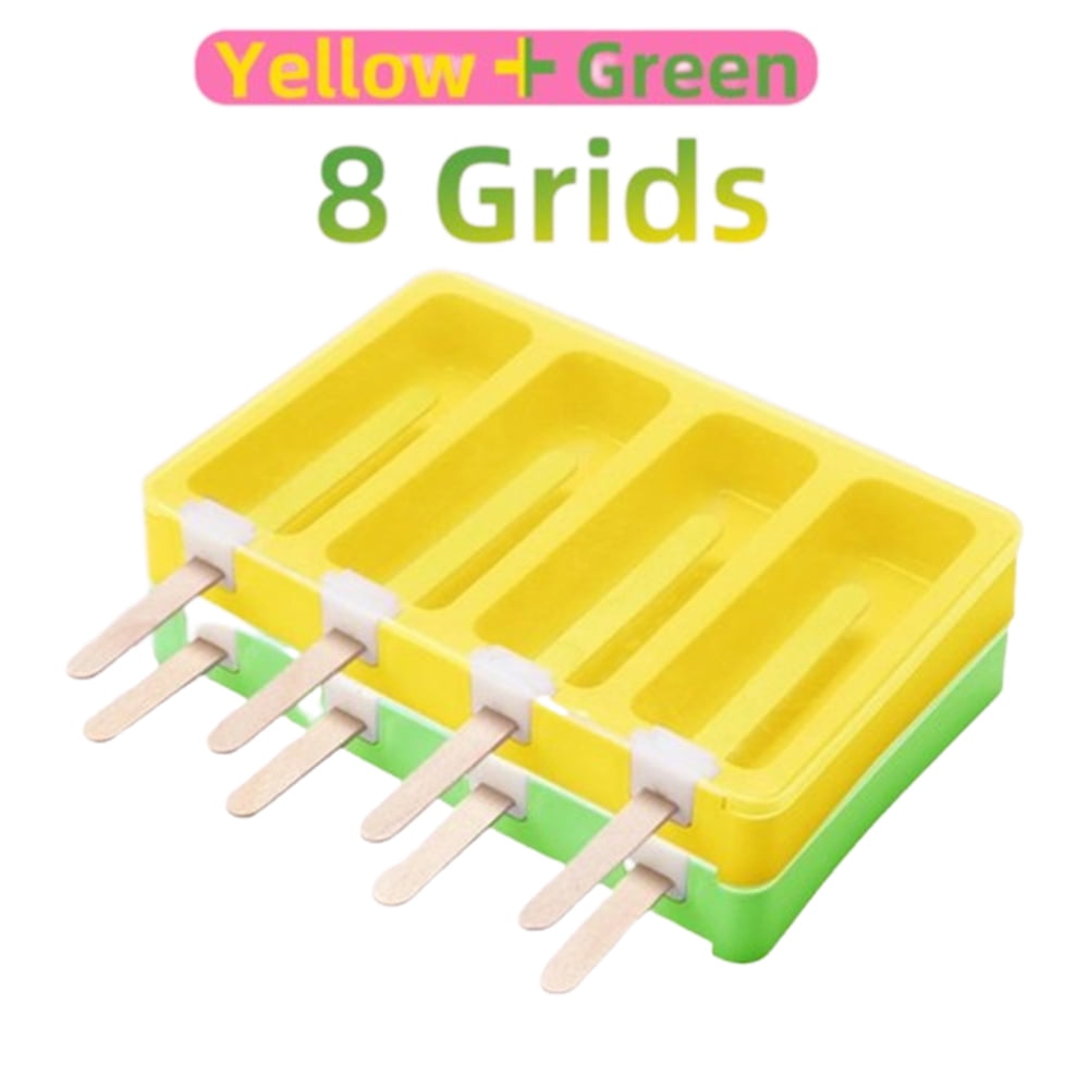 Dosaele Ice Cream Mold Ice Cube Tray Popsicle Barrel Mold Dessert Ice ...