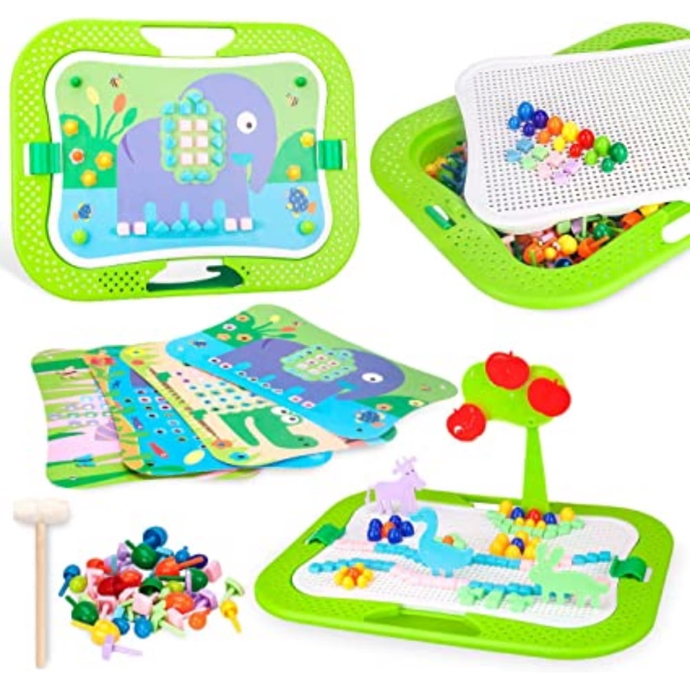 Dosaele Jigsaw Puzzles for Kids 268 Pieces Color Mix Mushroom, 3D ...