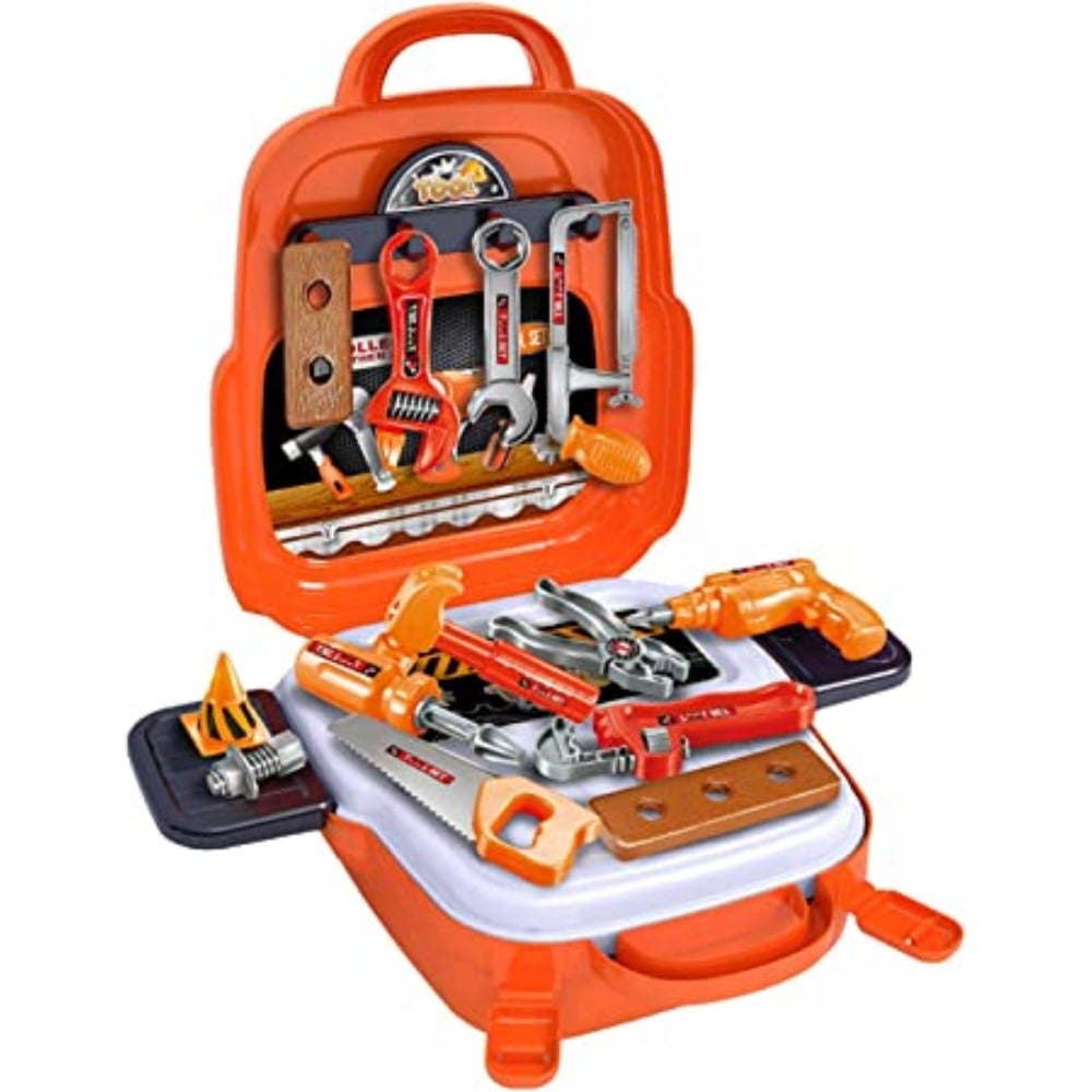 Dosaele Kids Tool Set, Child Pretend Play Construction Tool Set Kids ...