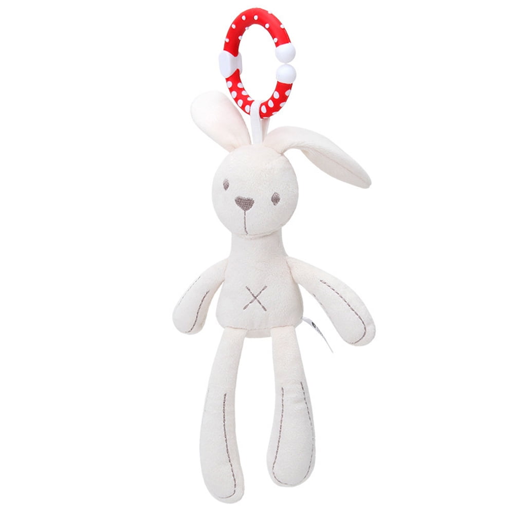 Dosaele Rabbit Toy Bunny Bear Soft Cute Baby Crib Stroller Plush Infant ...