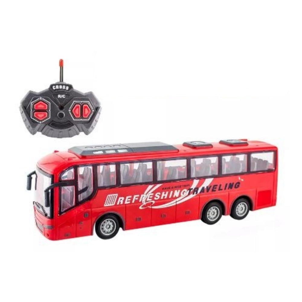 Dosaele Racing Car Police Bus 27MHZ Lights Simulation School Bus Tour ...