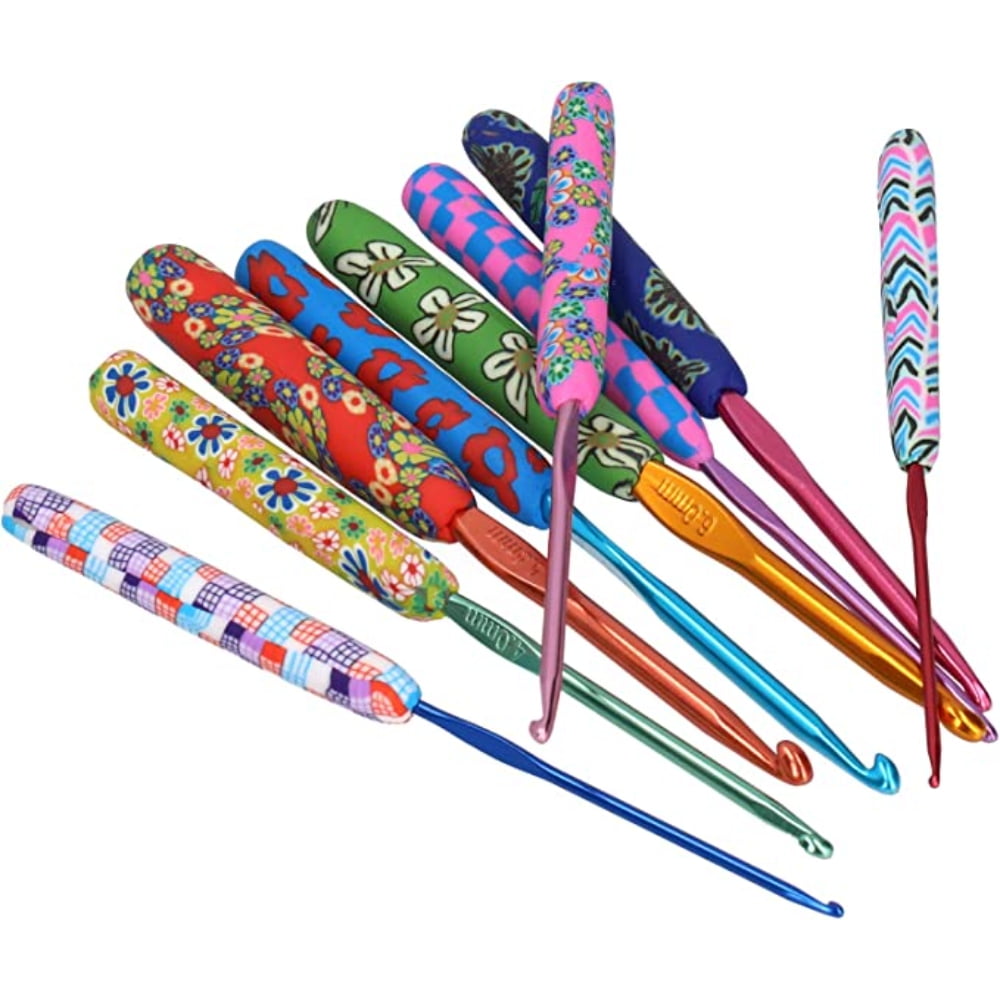 Dosaele Set of 9 Novelty Crochet Hooks with Ergonomic Handles for Women ...