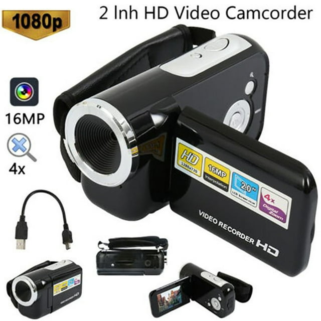 Dosaele Video Camera Camcorder Mini Camera Recorder HD 2.0 Inch LCD 16X ...
