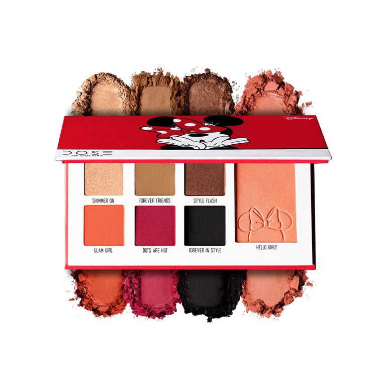 Dose Of Colors Disney Minnie Mouse Eyeshadow Palette Blush Limited Edition