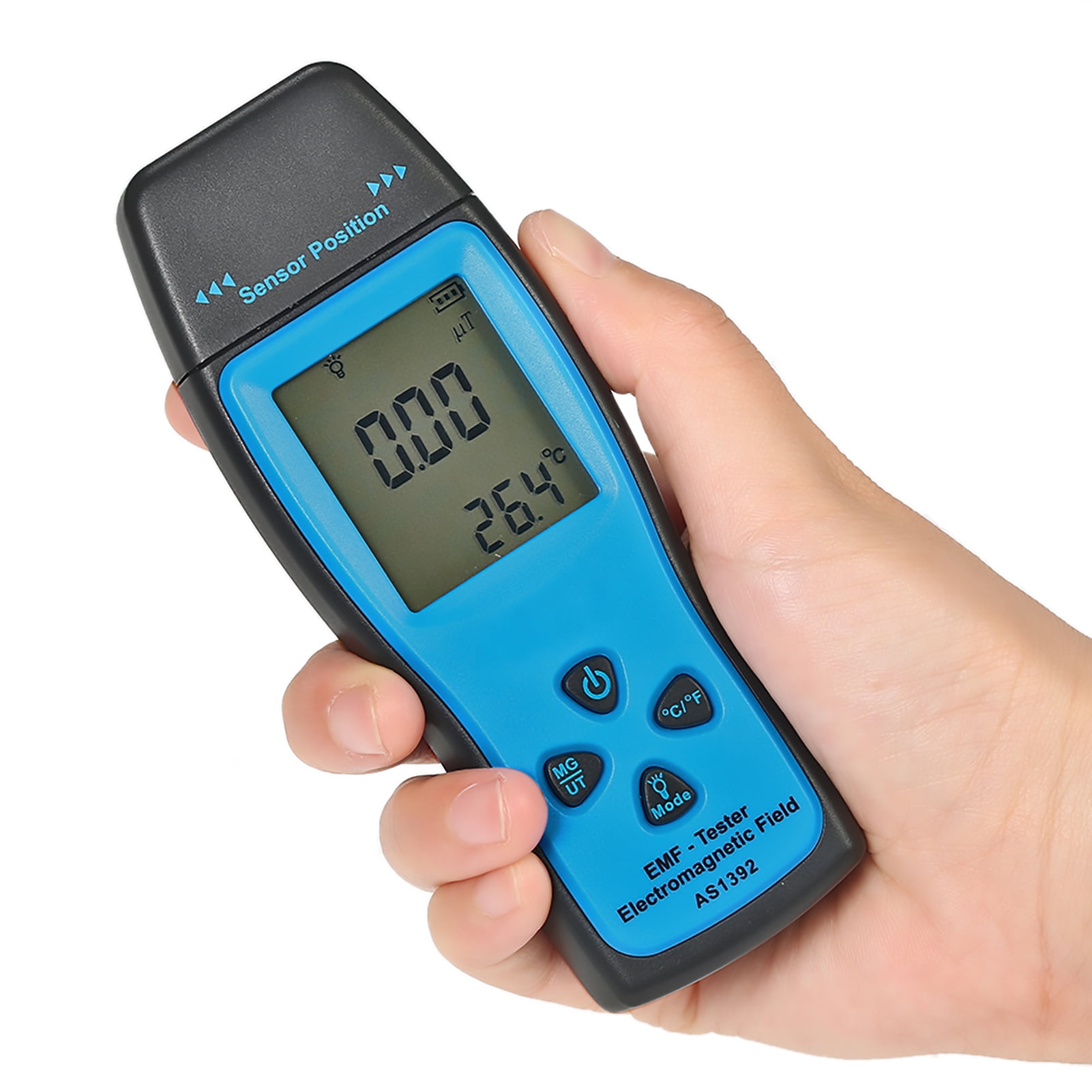 Dosimeter SMART SENSOR Handheld Mini Digital LCD EMF Tester ...