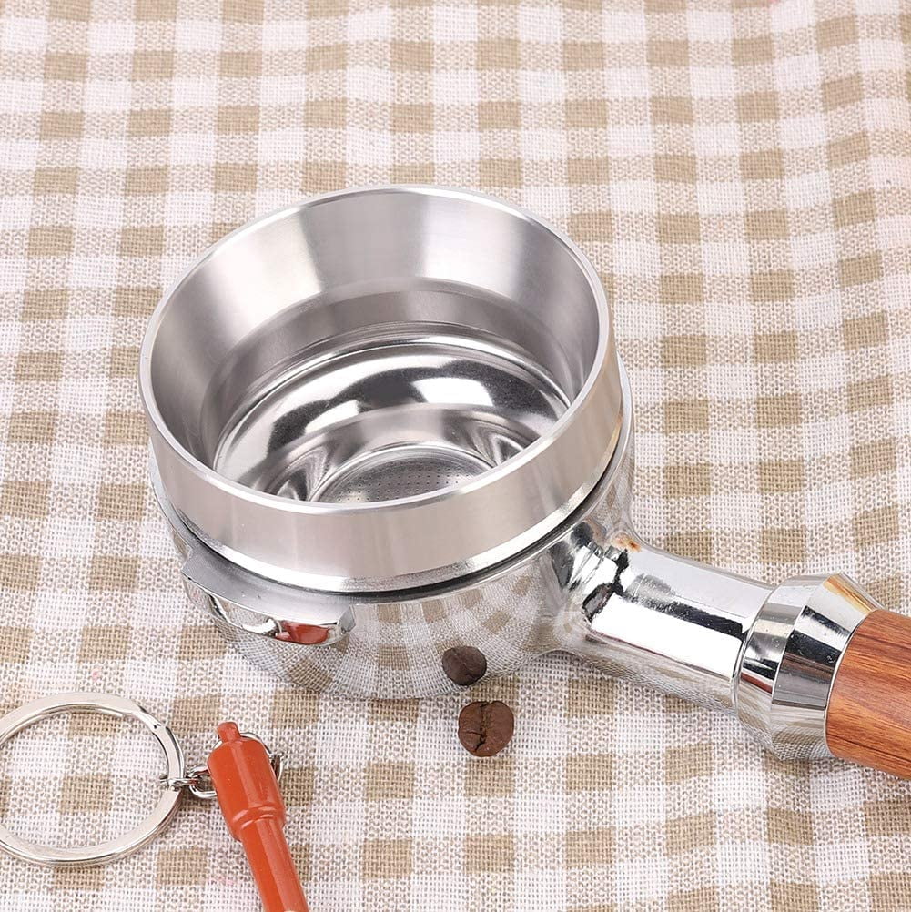 Dosing Funnel Magnetic,58Mm Espresso Dosing Funnel,Silver Aluminum ...